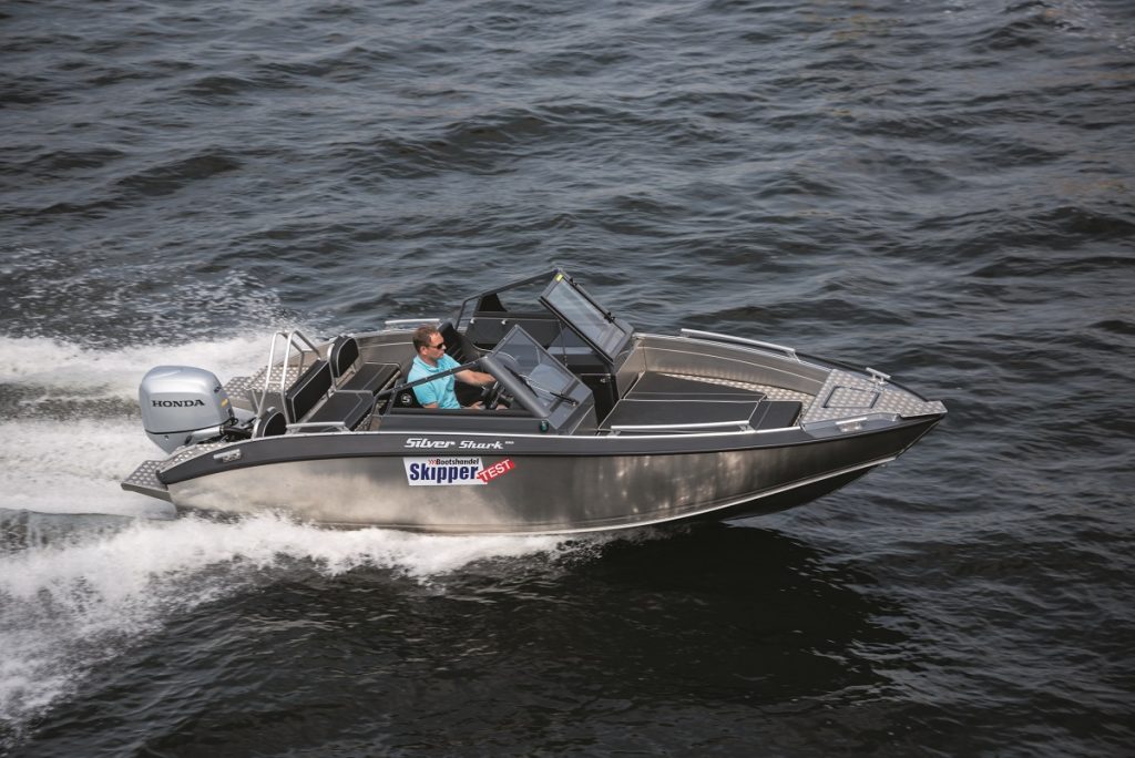 Shark BRx - Angelboot - Alles in Alu - RUTE&ROLLE