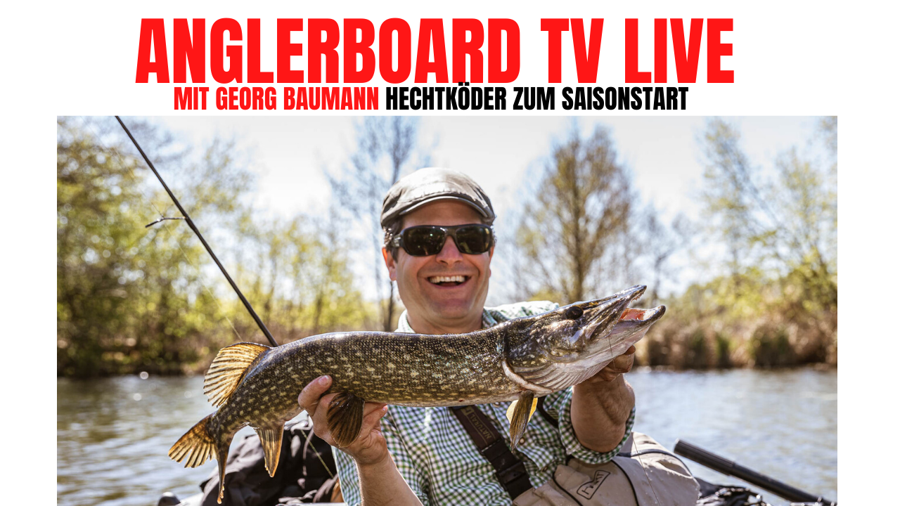 Anglerboard TV live: Georg Baumann über Hechtköder - RUTE&ROLLE